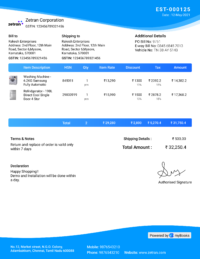 Difference | Invoice vs Bill vs Receipt | Estimate vs Quote - Zetran